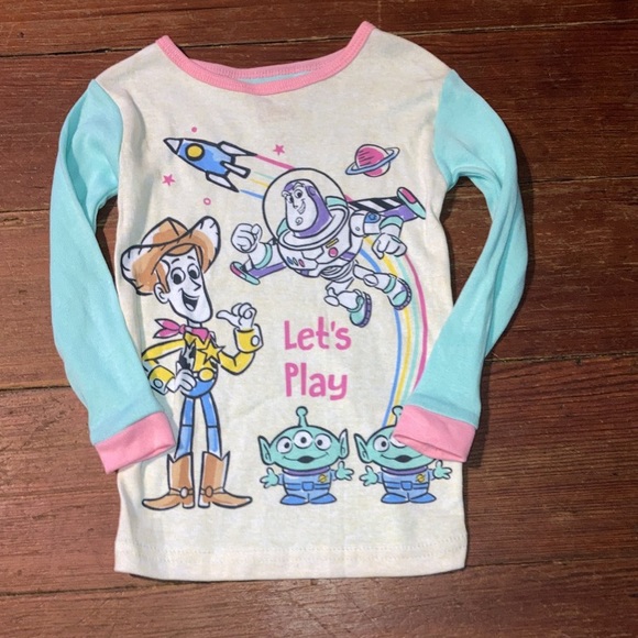 Disney | Pajamas | Disneys Toy Story Lets Play Girls Pajama Top | Poshmark